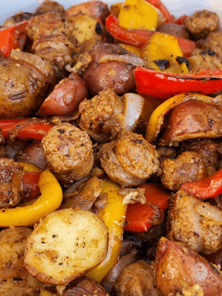 Blackstone Sausage Calabrese Recipe – Easy Italian Skillet Dinner ...